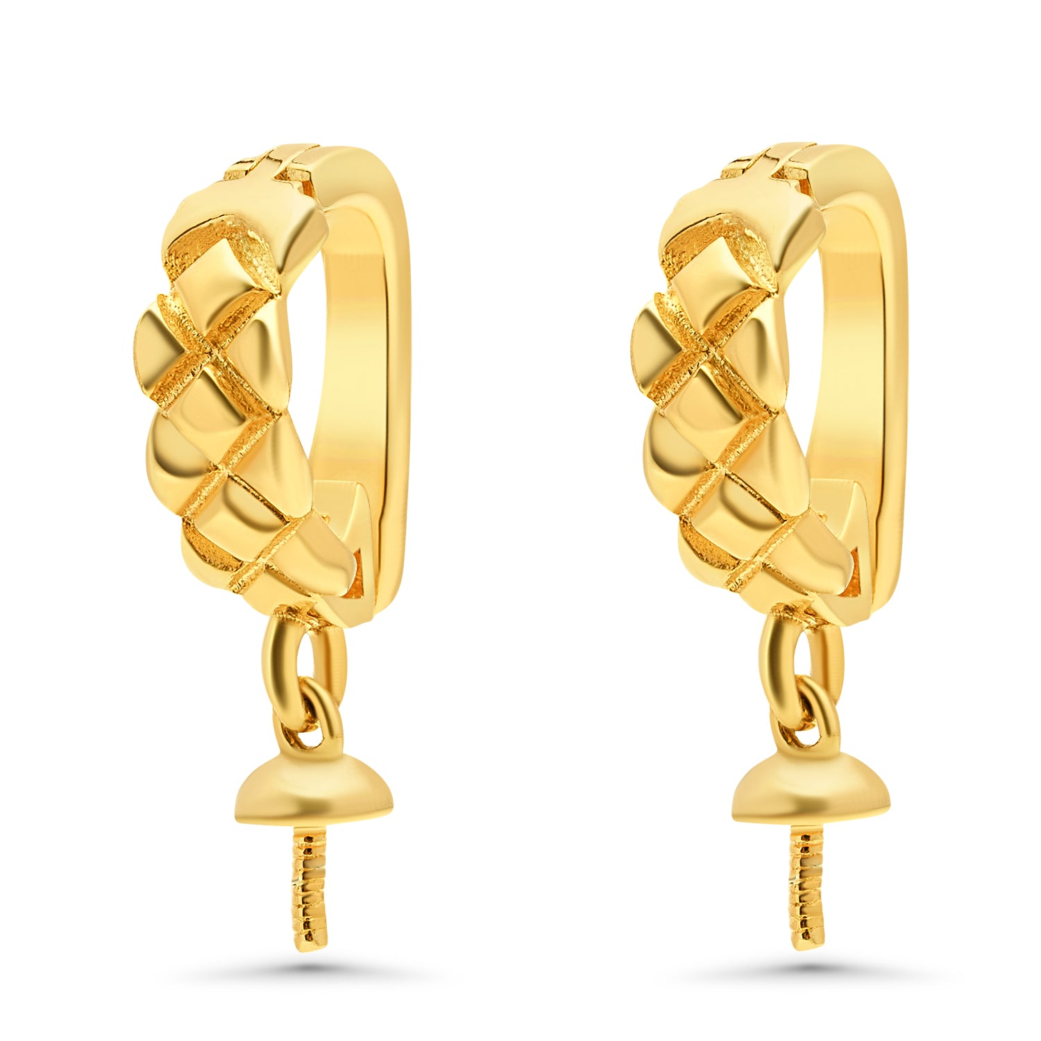 925 Silver RH Earrings for Pearl SC94