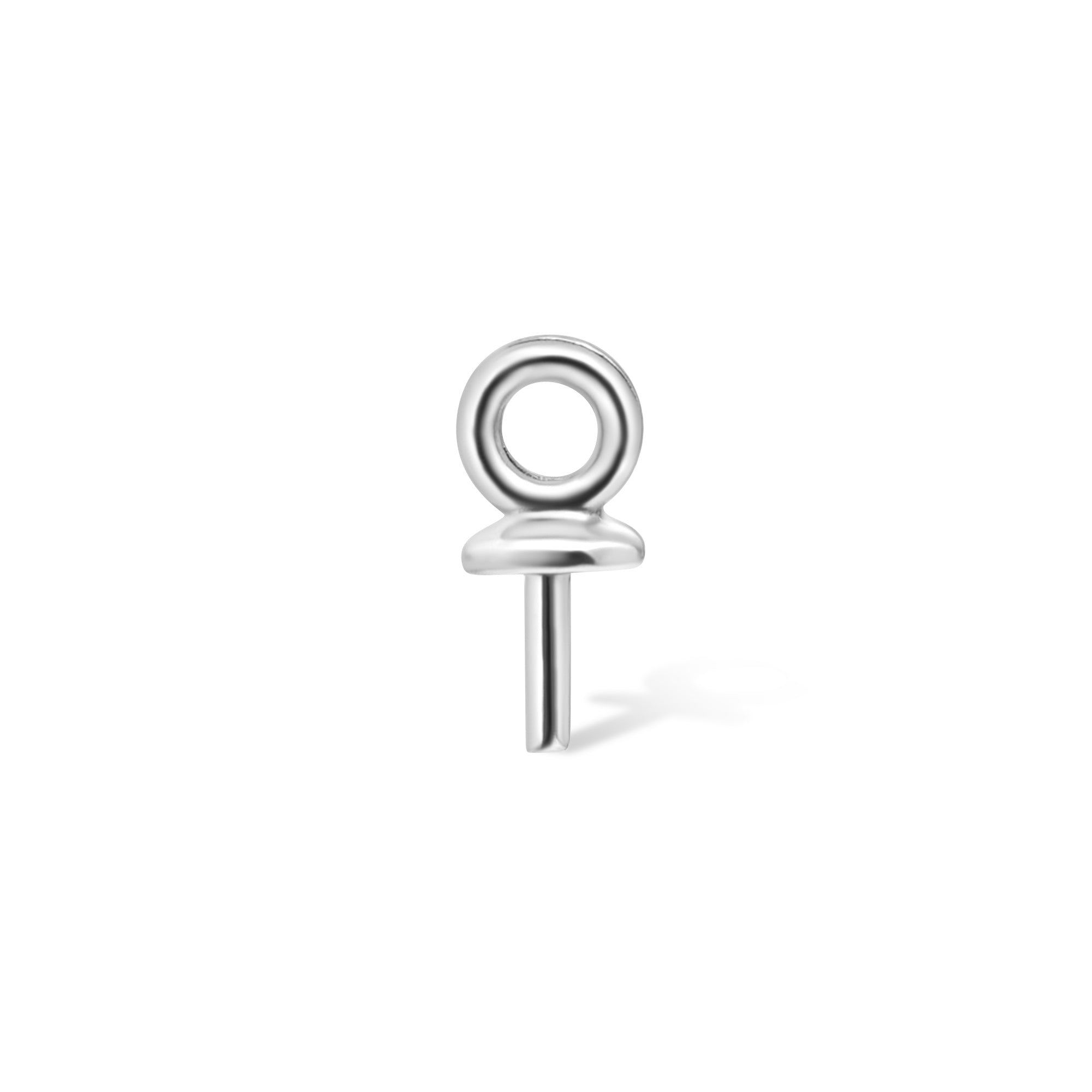 925 Silver RH Earrings for Pearl SC94